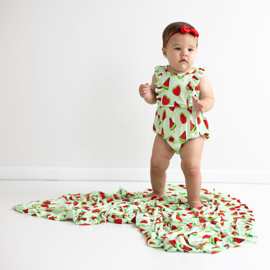 Watermelon Bubble Romper – LaLaLogan
